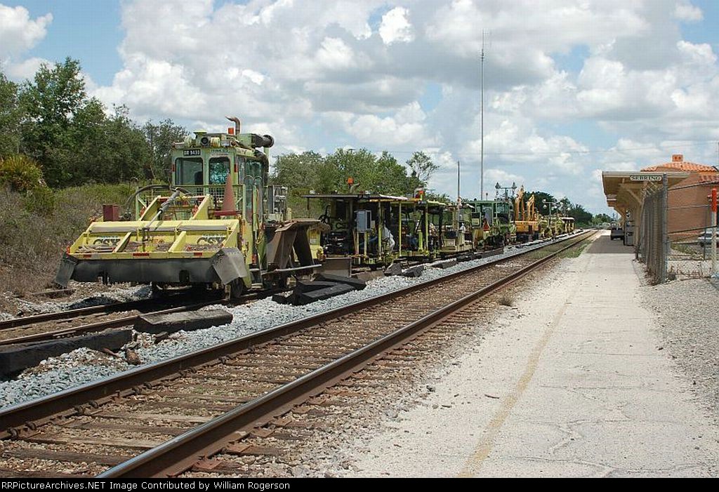 CSX Transportation Track Maintenance Equipment