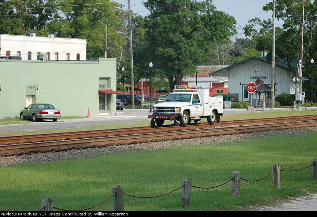 Southbound CSX Transportation Track Inspection Vehicle
