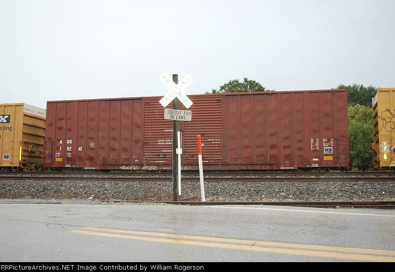 Arkansas-Oklahoma Railroad (AOK) Double Door Box Car No. 19241