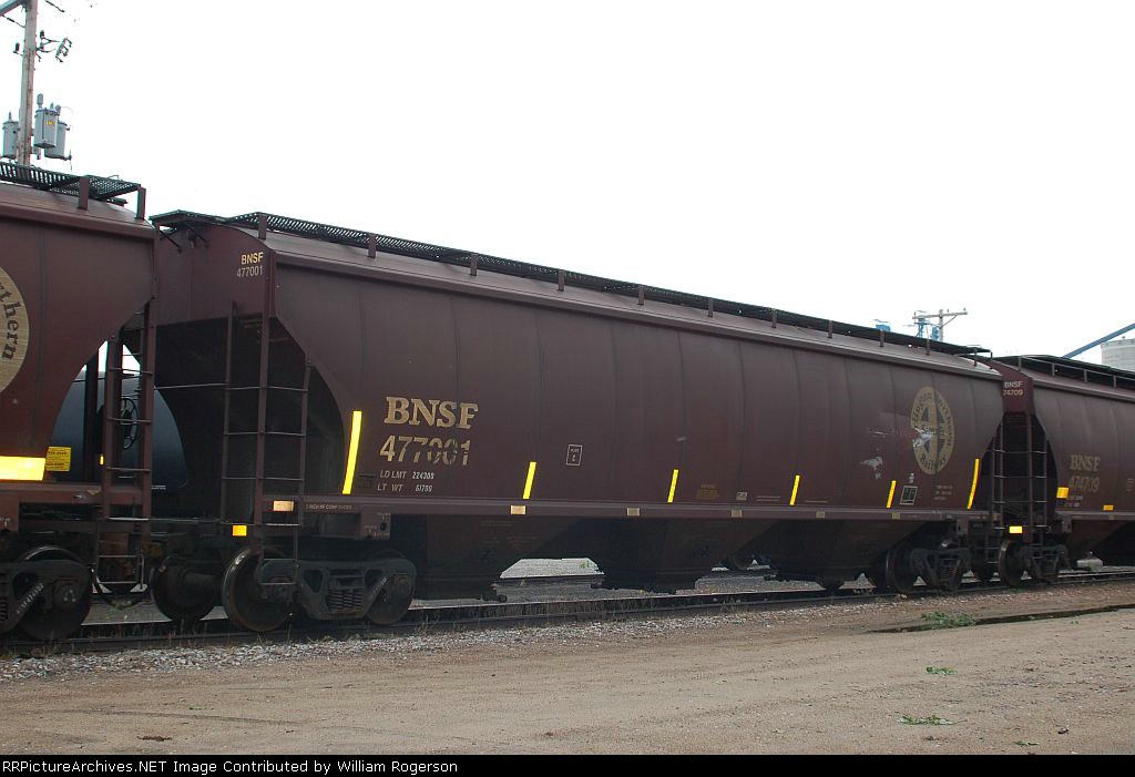 Burlington Northern Santa Fe Railway (BNSF) Covered Hopper No. 477001