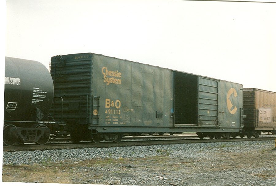 B&O-Chessie boxcar