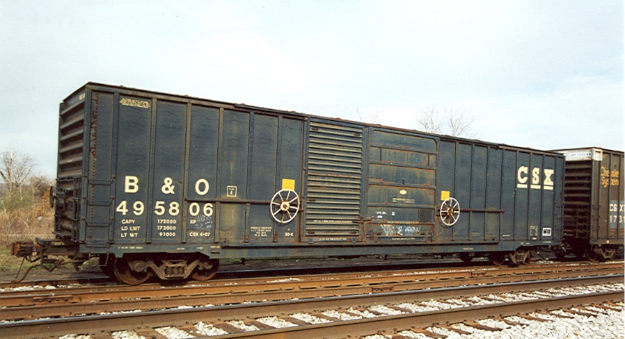 B&O-CSX boxcar