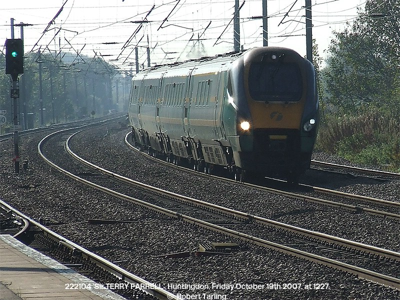 222104 on a Down Hull express.