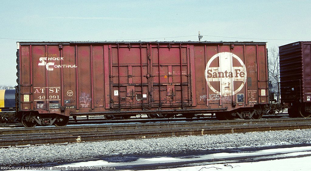 AT&SF 50' Box Car 46091