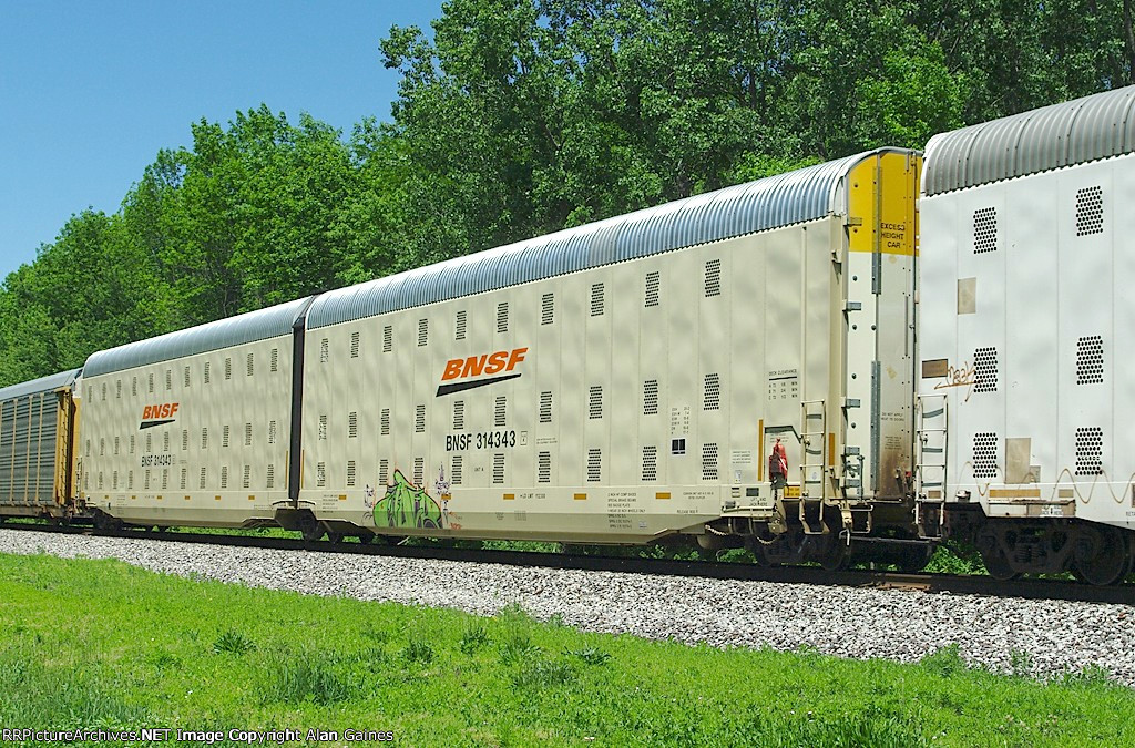 BNSF Auto Rack 314343