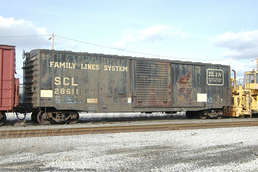 SCL 50' Box Car 28611