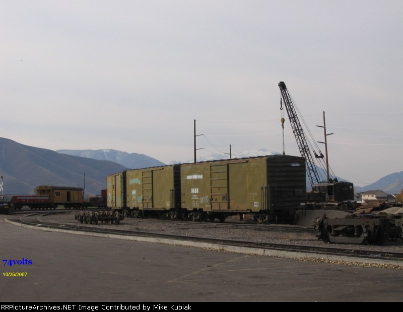 Former US Army boxcars