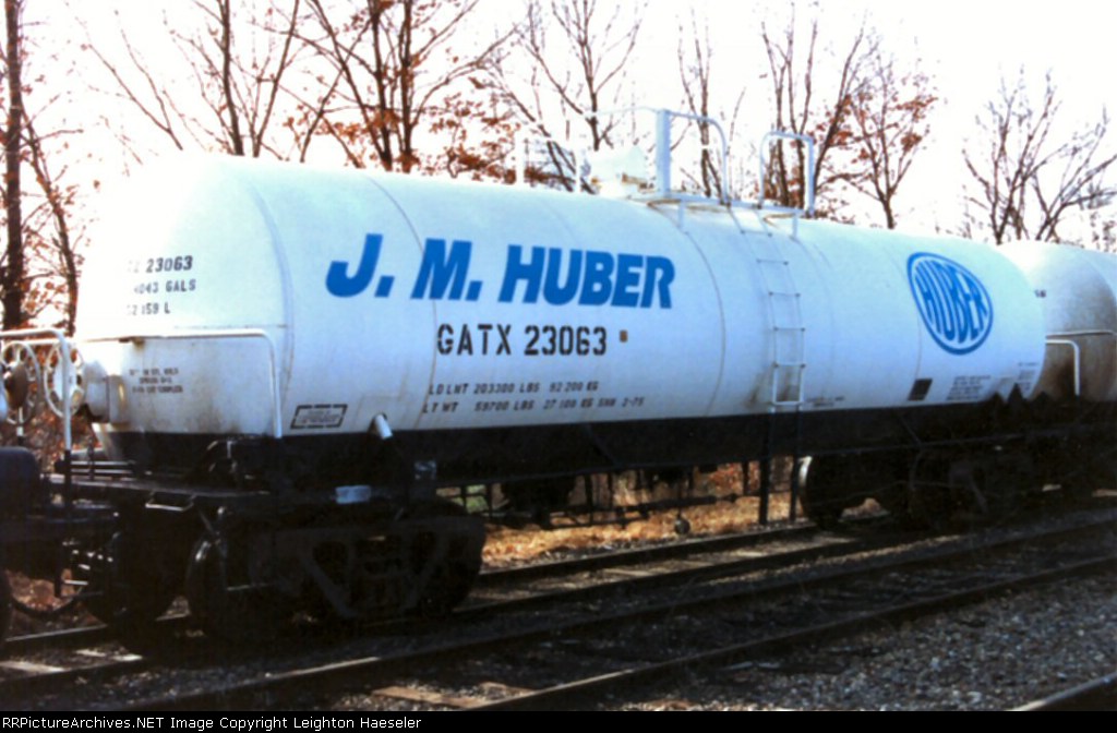 GATX 23063 in J.M. Huber paint