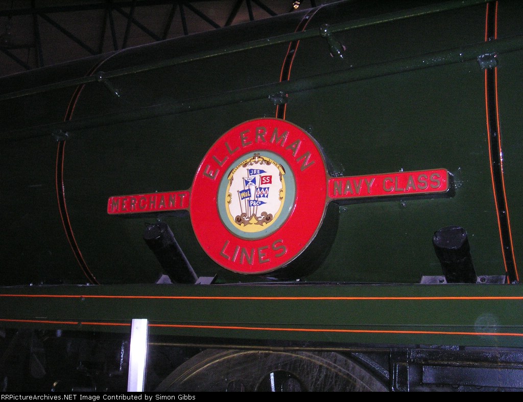 Merchant Navy Class "Ellerman Lines" Nameplate