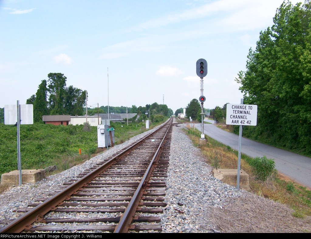 Looking North on the C of G side
