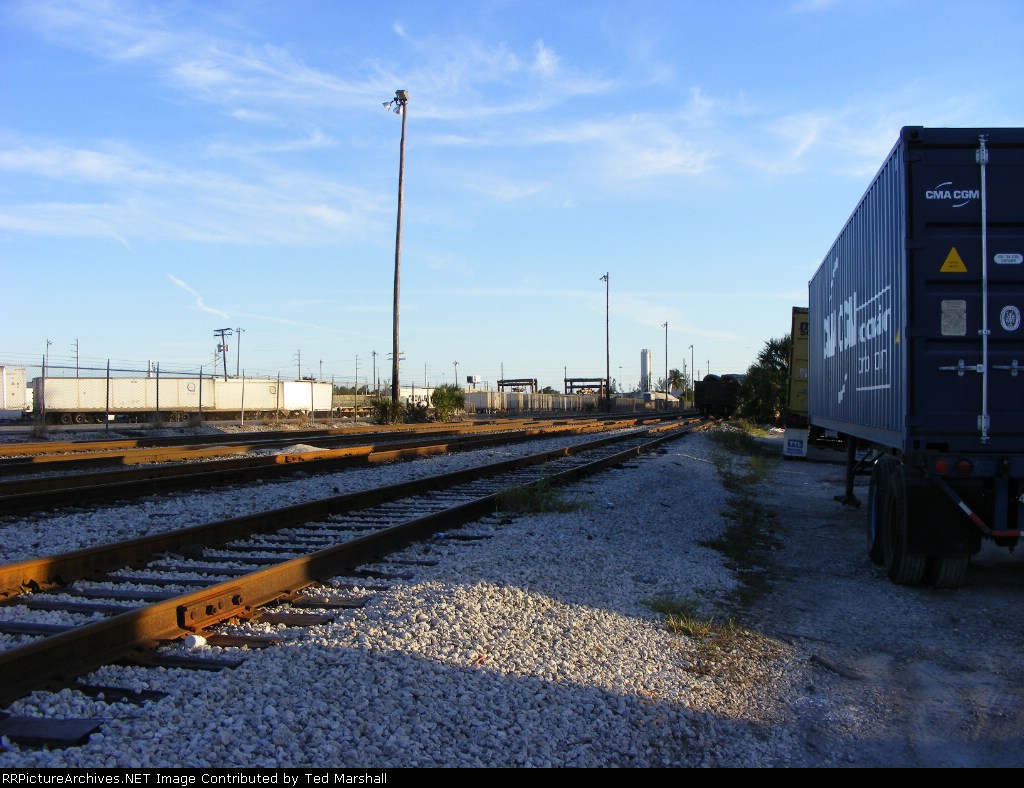 View 6 of the intermodal terminal, panning left to right from the west ...
