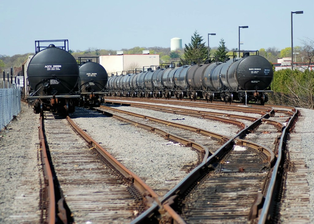 Yard of Tank Cars