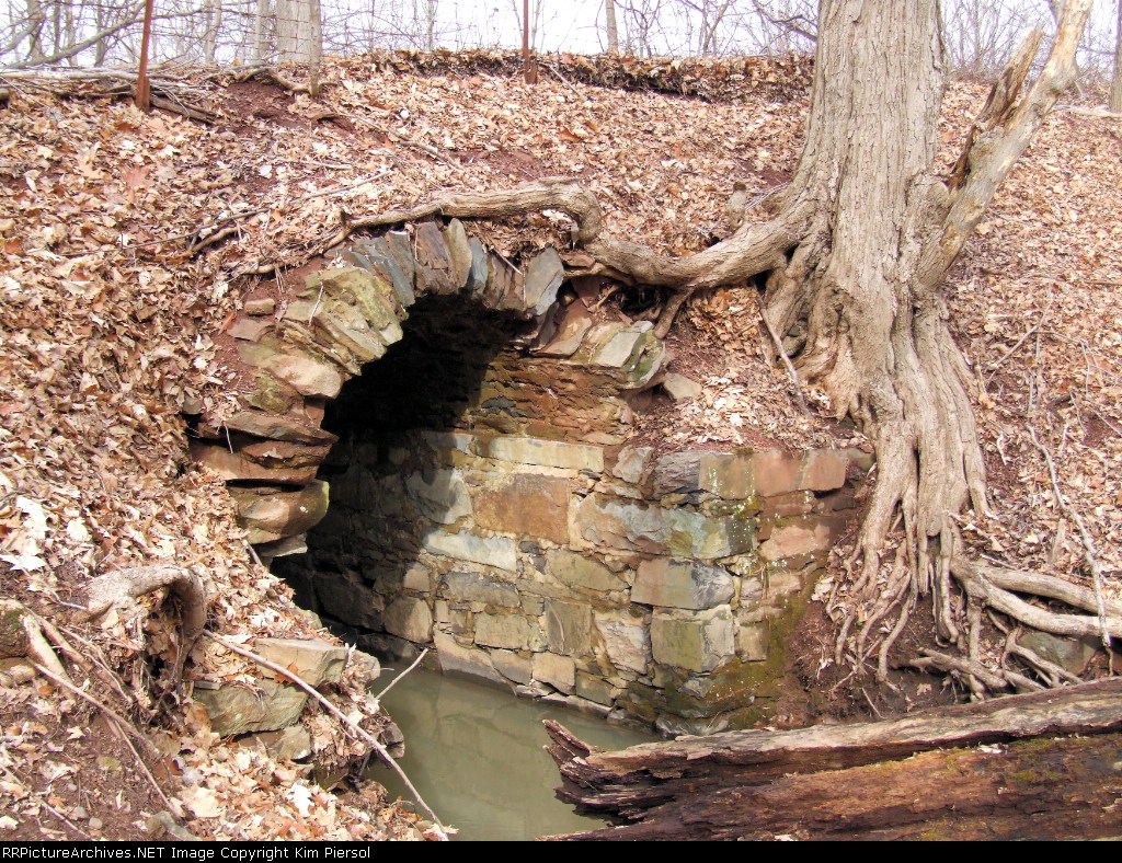 Stone Arch Culvert of the Mercer & Somerset Railroad