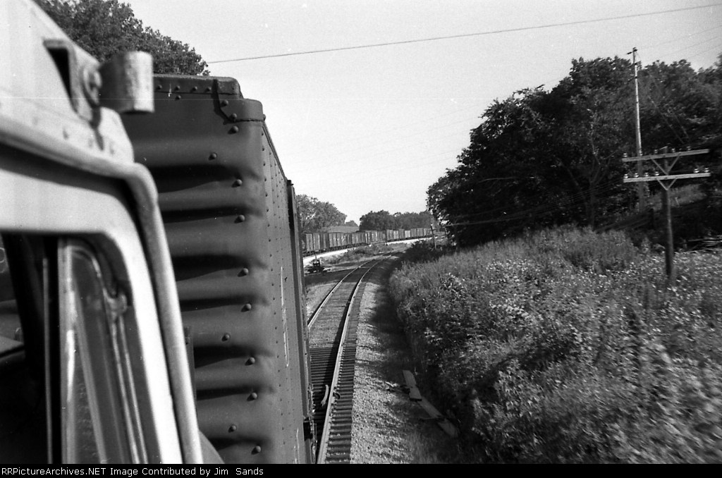M&StL Shoo Fly in 1950 (Shoo-fly around construction of new highway ...