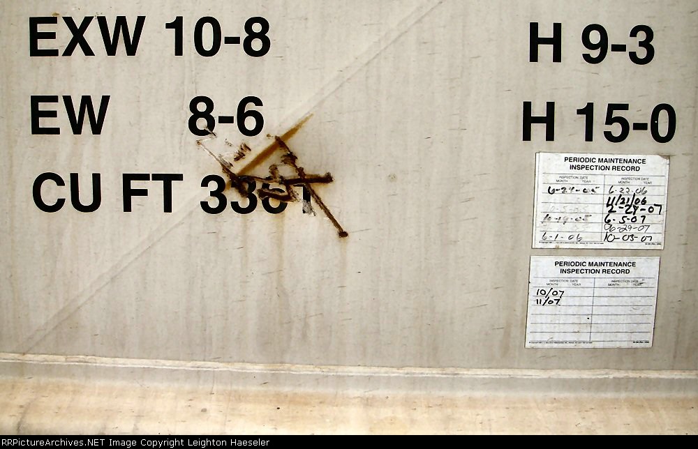 GNWR 5042 Periodic Maintenance Inspection Record