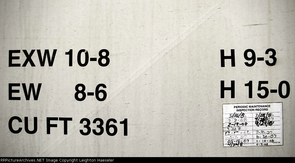 GNWR 5218 Periodic Maintenance Inspection Record