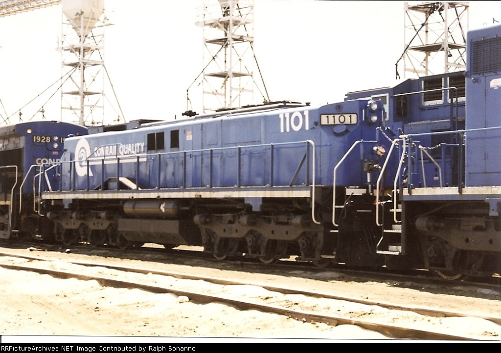 This MT-6 slug, a chopped in half ALCO. sits on the pit track at the ...