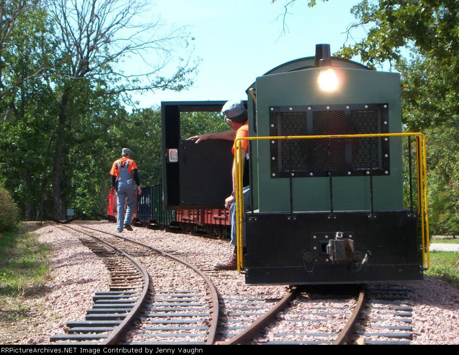 #17 and it's train by the car barn