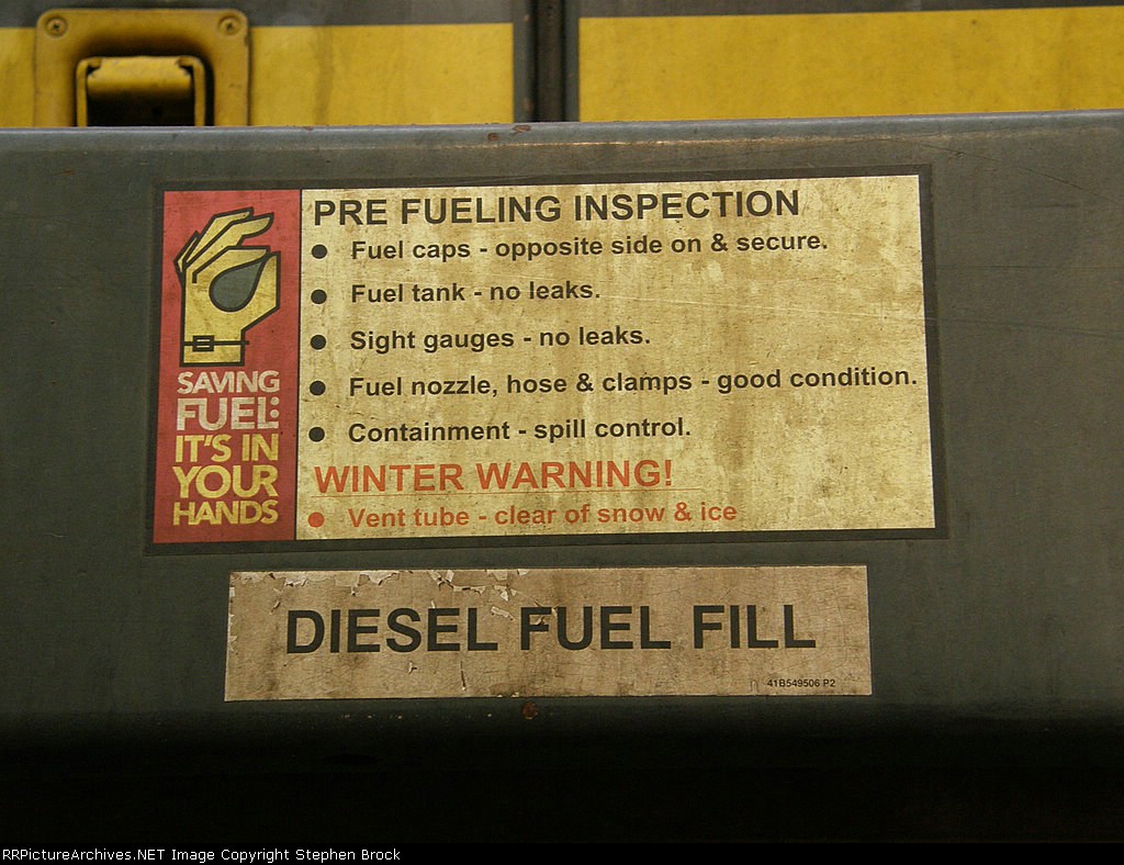 BNSF 4357 Pre Fueling Inspection