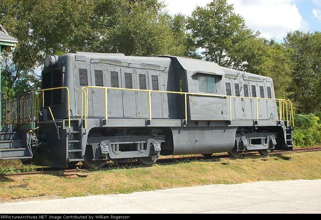 1944 Whitcomb Center Cab Diesel Locomotive on display