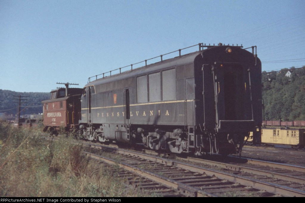 Pennsy Locomotive and Caboose