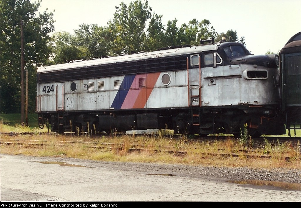 Now retired, this F7 sits as part of the collection for the proposed NJ ...