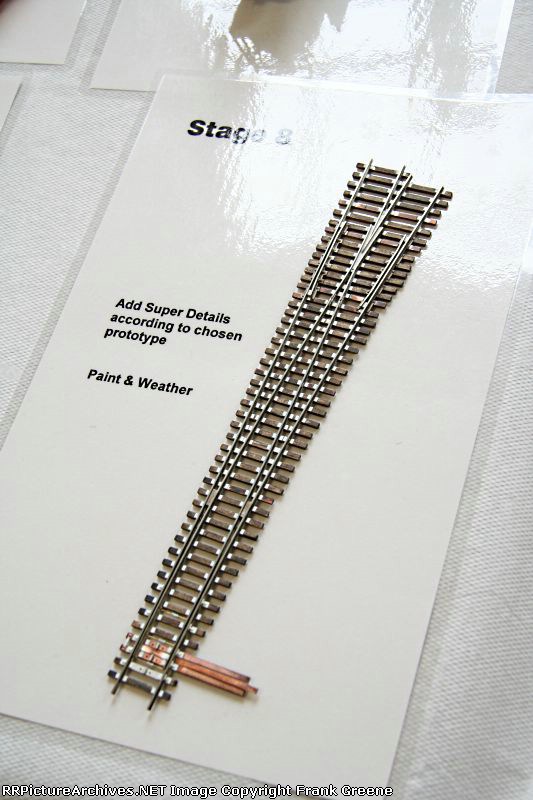 Scratchbuilt switch by Tony Sissons