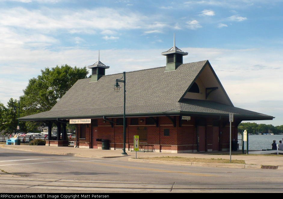 Milwaukee road Pewaukee, WI Depot
