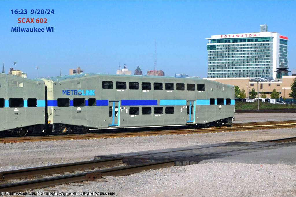 Another Bombardier car rebuilt by Talgo USA for LA Metrolink