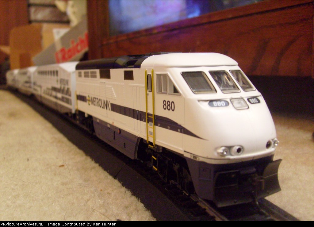 My Metrolink engine and train