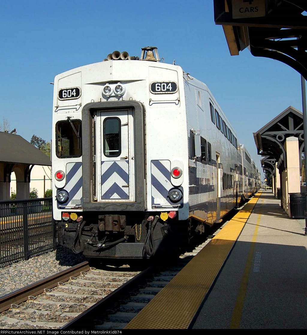 Metrolink cab car 604