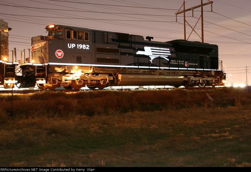 UP 1982 at Night