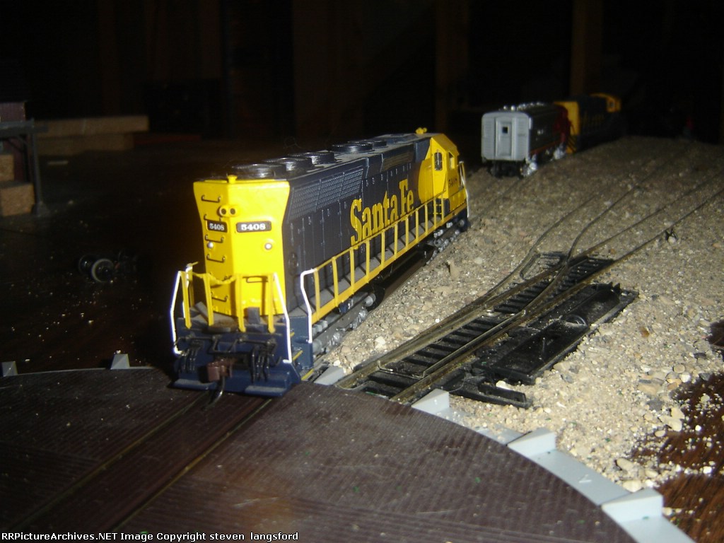 HEADING ONTO THE STORAGE TRACK