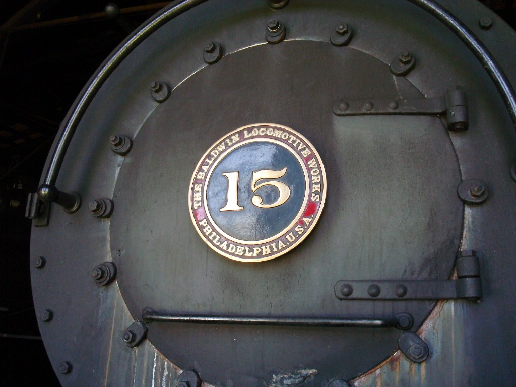 EBT Locomotive 15 Number Plate