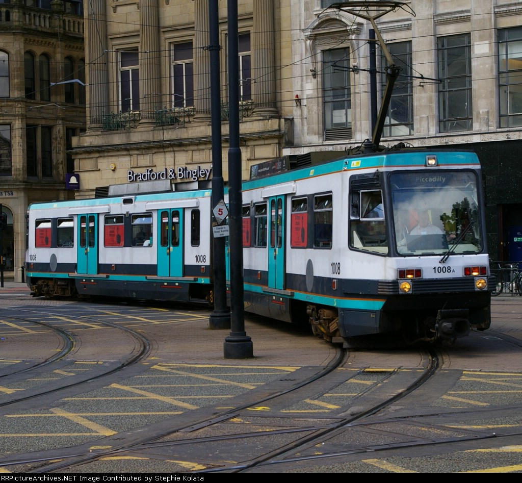 MANCHESTER METROLINK 1008