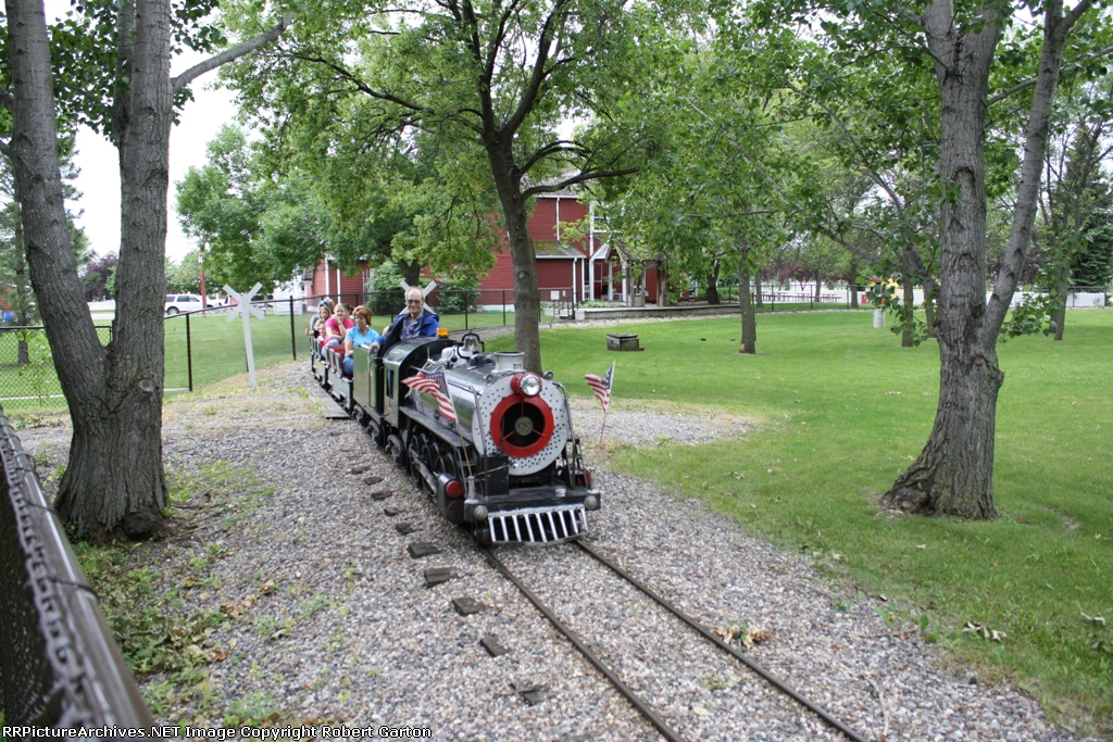 Gas-powered Train Ride at the Children's Museum at Yunker Farms