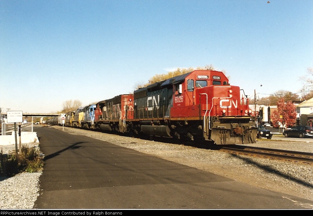 Southbound CSX freight rolls through CP-5 on the ex NYC West Shore(CR ...