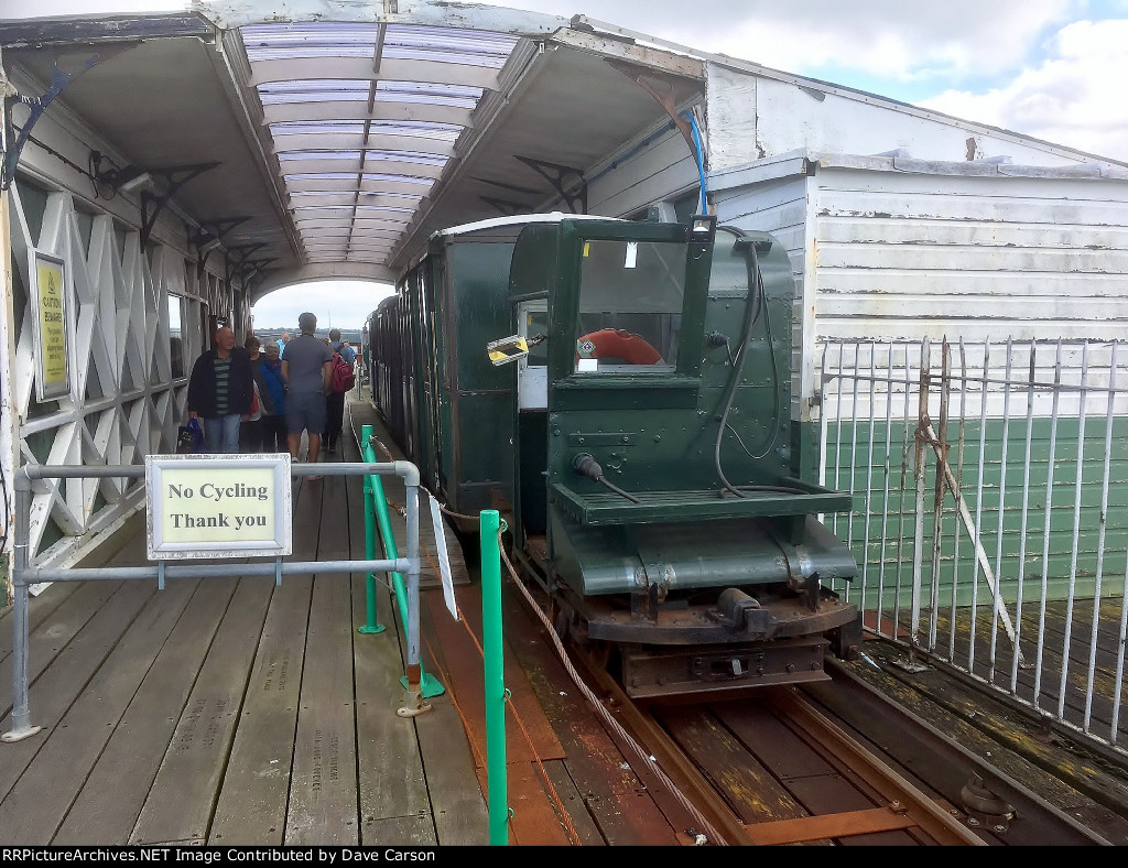 Train at pier head