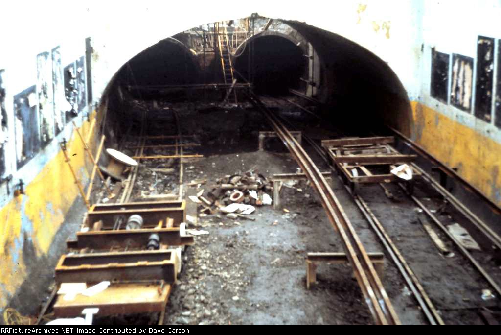 Bridge Street Subwax Station during reconstruction