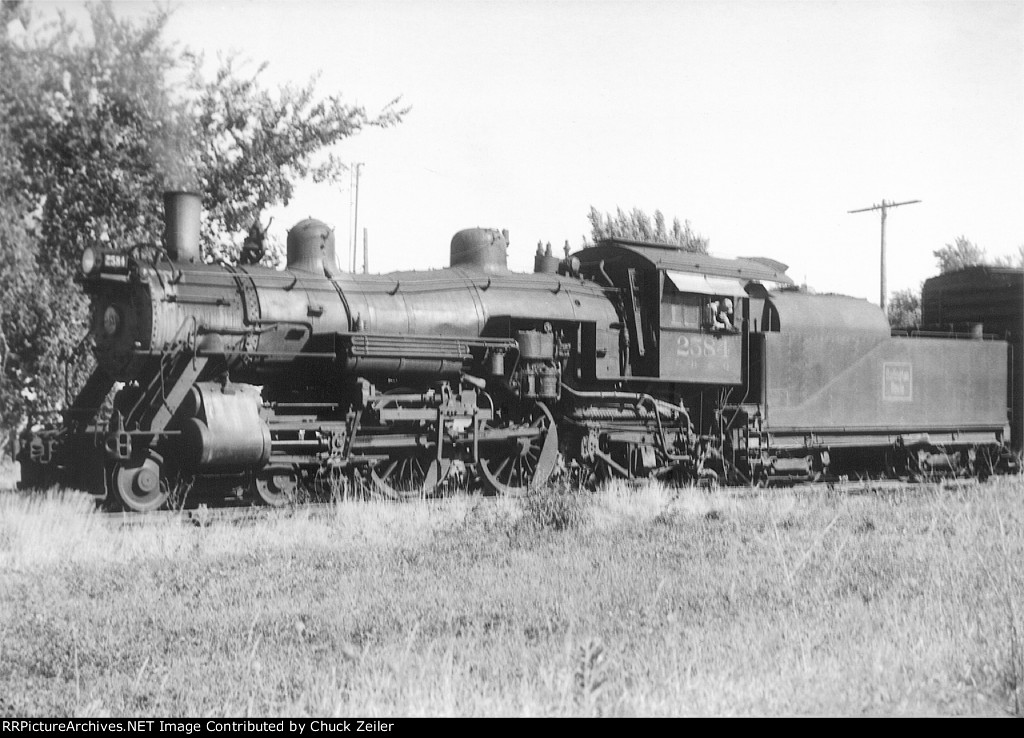 CB&Q 4-4-2 P-6 2584