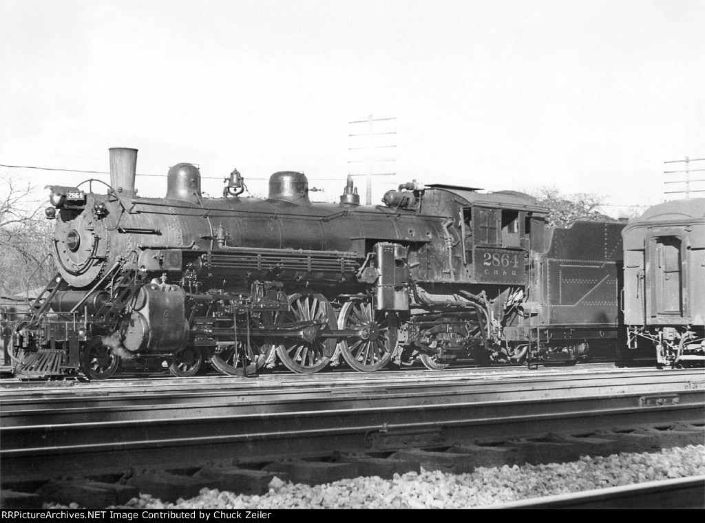 CB&Q 4-6-2 S-1-A 2864