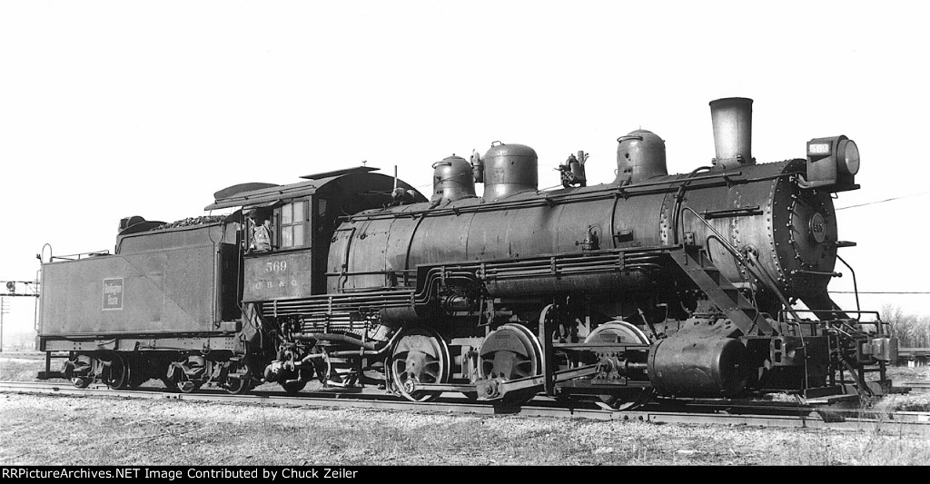 CB&Q 0-6-0 Class G-10 569