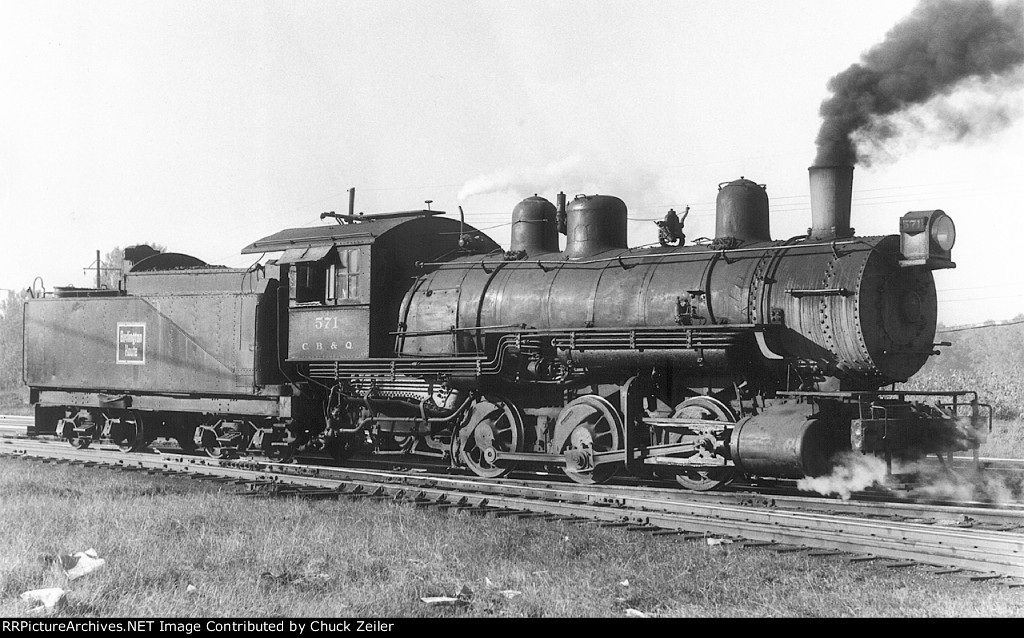 CB&Q 0-6-0 Class G-10 571