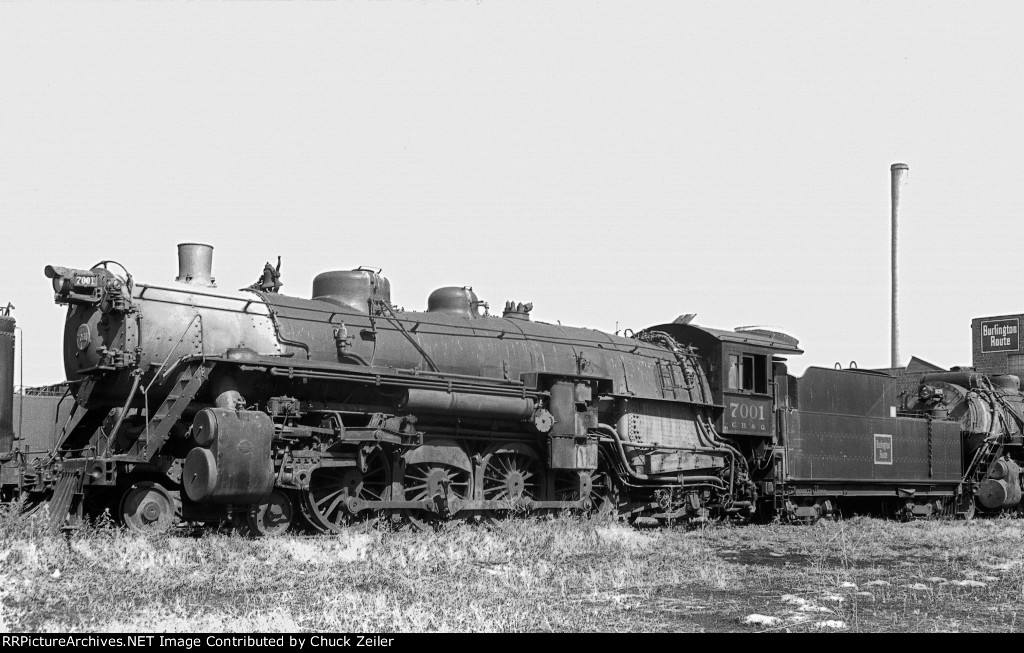 CB&Q 4-8-2 Class B-1 7001