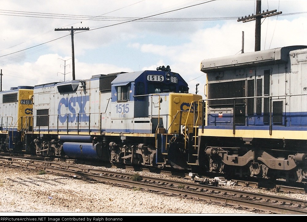 One of CSX's many GP15T's rolls through town as part of a larger consist