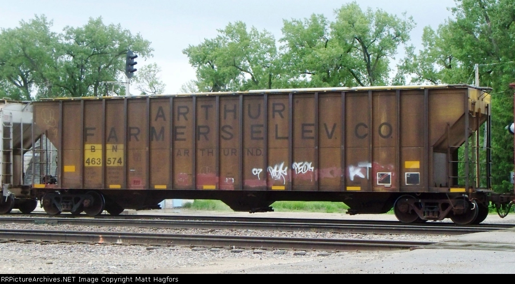 BN 463574 "Arthur Farmers Elevator Co"