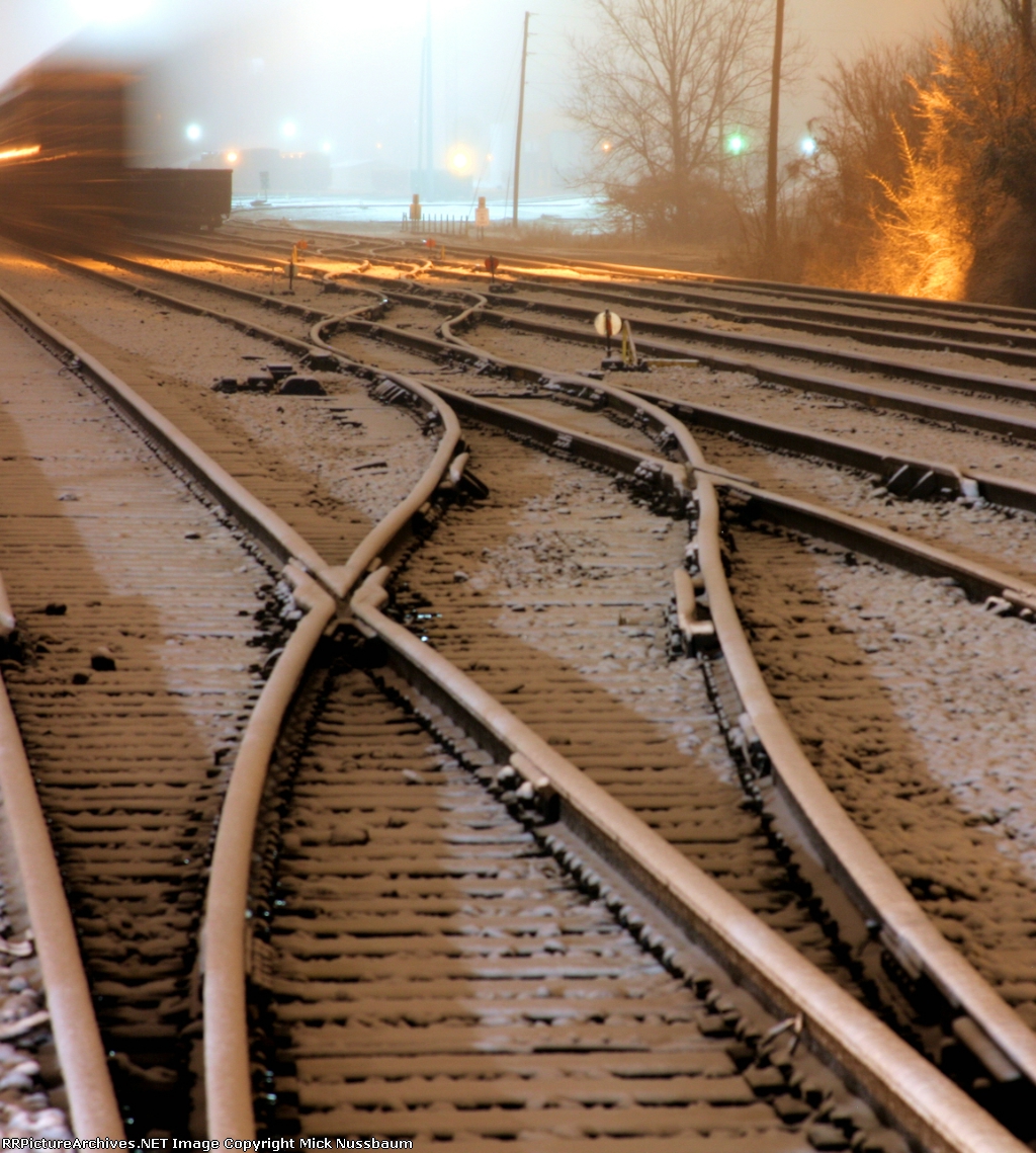 Snow on the Ladder Tracks