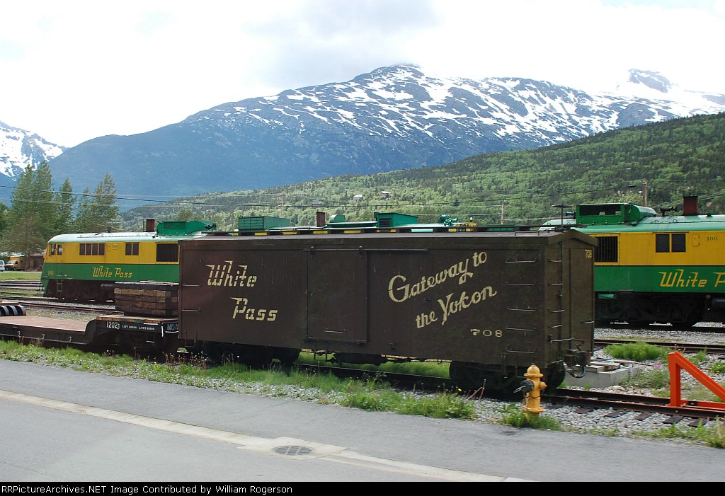 White Pass & Yukon Route (WPYR) Box Car No. 708