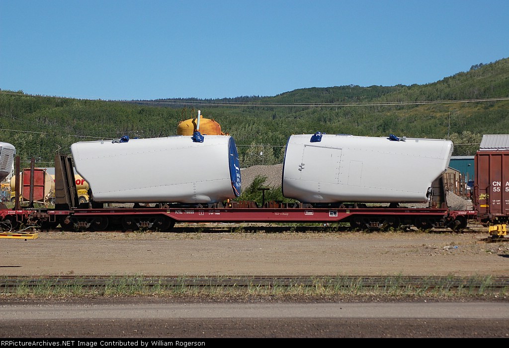 Kasgro Rail Lines (KRL) Flat Car No. 70855