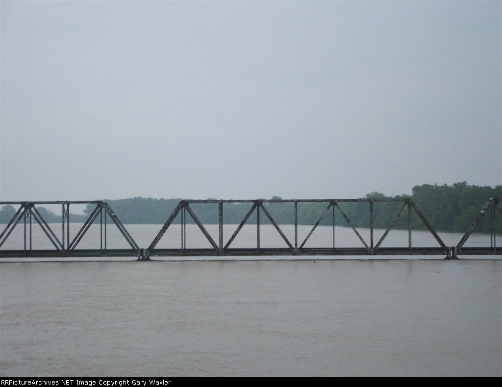 NS RR bridge during high water